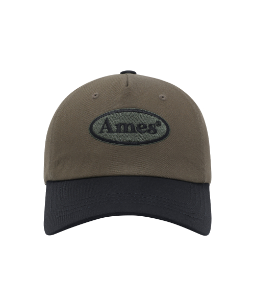 아메스 월드와이드 SYMBOL LOGO TWOTONE BALL CAP KHAKI - 위시버킷
