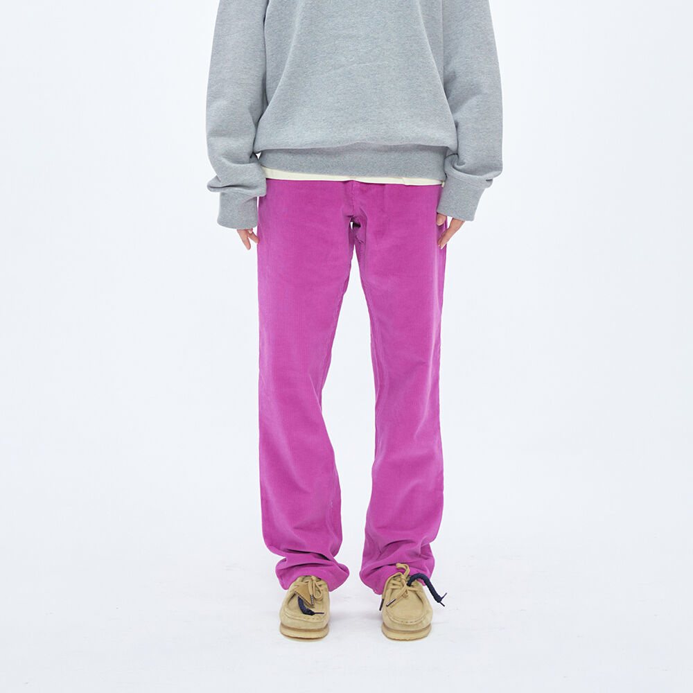 유니스튜디오 UNI CORDUROY PANTS (DEEP PINK) - 위시버킷