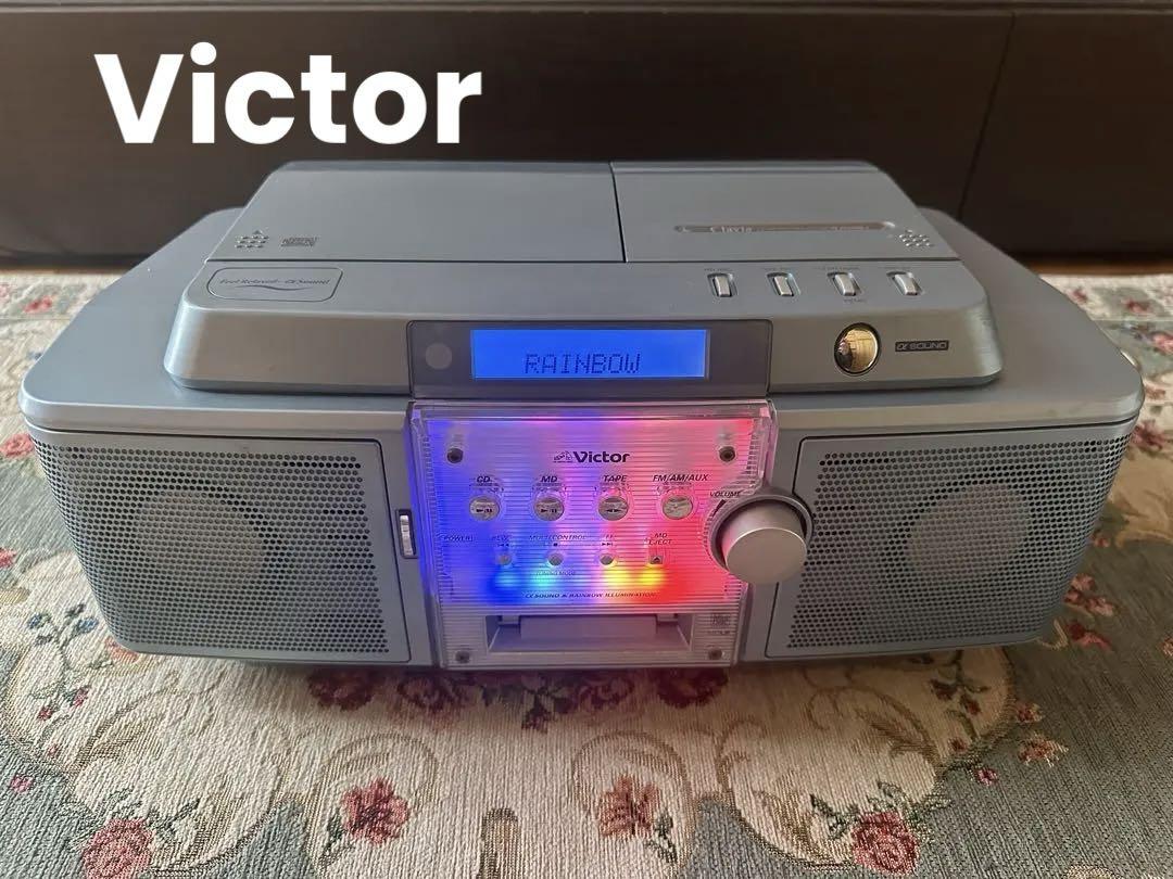 빅터 Victor CD-MD PORTABLE SYSTEM RC-ZX25MD-A - 위시버킷