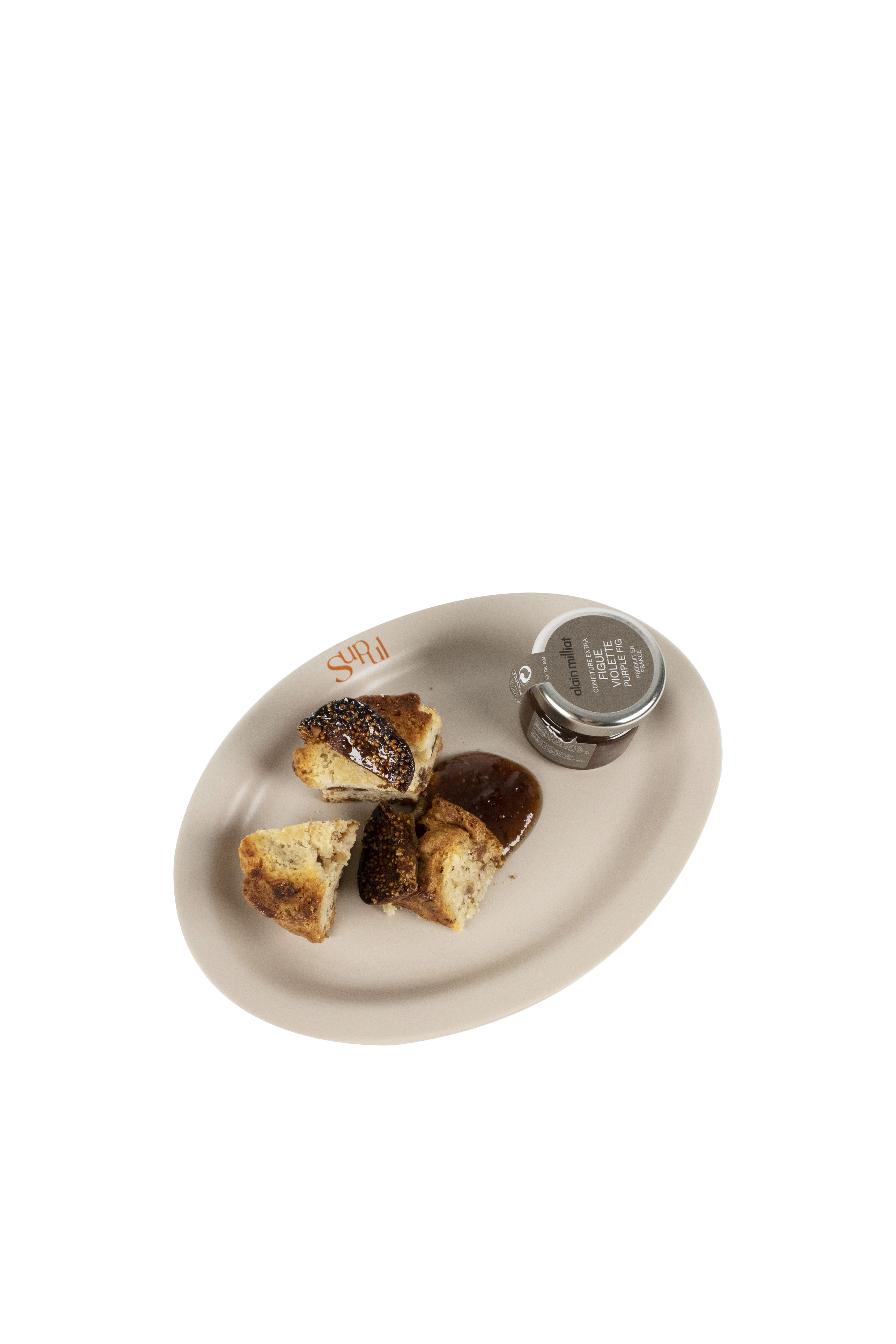 수풀 Supul Ceramic Oval Plate - Oatmeal - 위시버킷