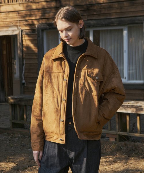 웬즈데이 오아시스 스웨이드 퀼팅 자켓(2col) - 위시버킷