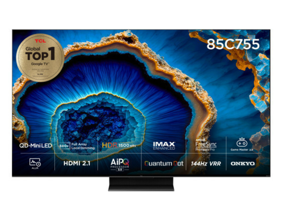 TCL TCL QD-Mini LED 4K TV 안드로이드12 구글 TV 85C755 216cm 85인치 스탠드형 벽걸이형 기사방문설치 - 위시버킷