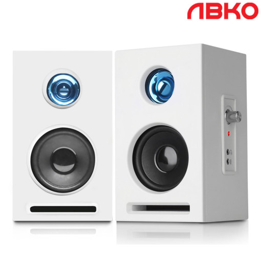 앱코 앱코 SP400 2채널 PC 컴퓨터 스피커 USB전원 화이트 - 위시버킷