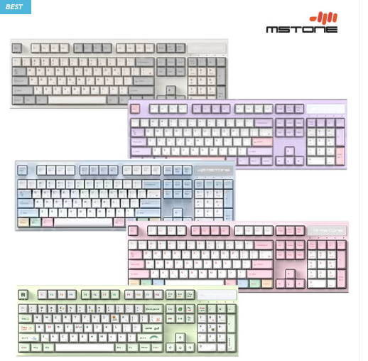 엠스톤 엠스톤 그루브스톤 GV10 수제윤활 크레용 GA (저소음밀키축 38g) 104키 - 위시버킷