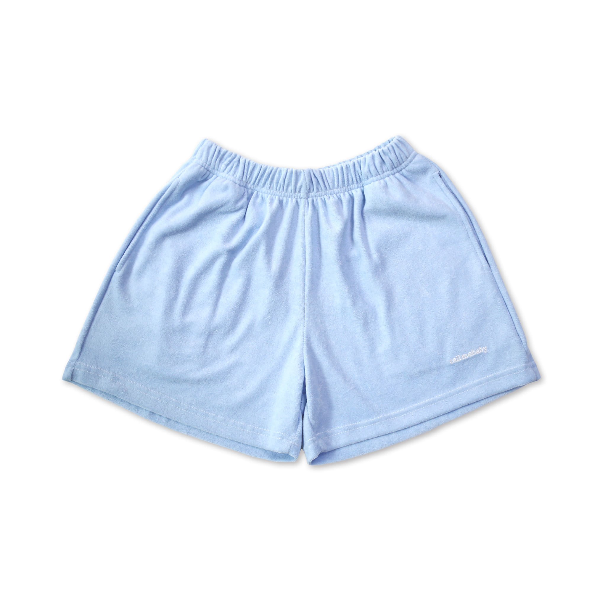 서프코드 [Call Me Baby] Baby Terry Summer Shorts _ Sky blue - 위시버킷