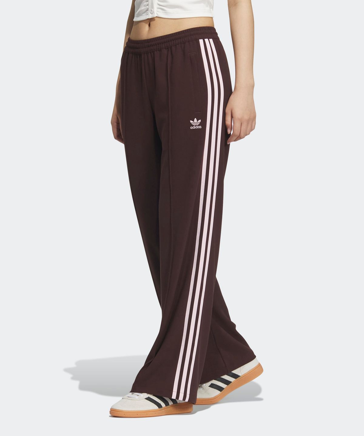 아디다스 베켄바우어 트랙 팬츠 - 브라운:핑크 / JX2806 - 위시버킷