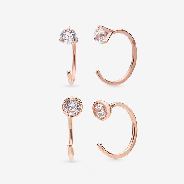 도로시쥬얼리 14k 샤인 C라인 귀걸이(2type) - 위시버킷