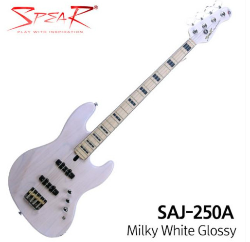 스피어 [프리버드] 스피어 Spear 베이스 SAJ-250A Milky White - 위시버킷