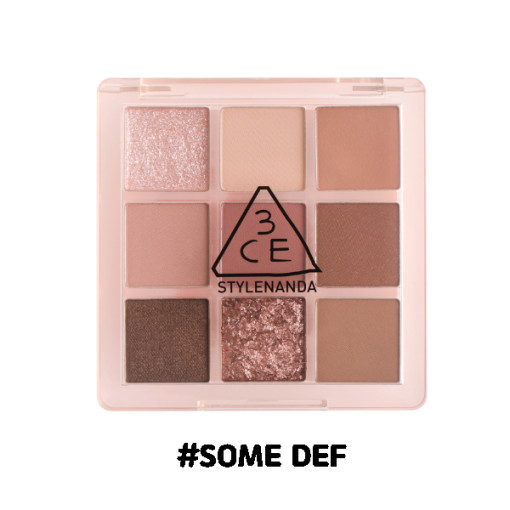 3CE 3CE 멀티 아이 컬러 팔레트 썸데프(SOME DEF) 쿨톤 뮤트 9가지 컬러 섀도우 - 위시버킷